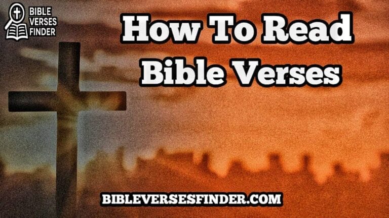 Simple Ways On How To Read Bible Verses