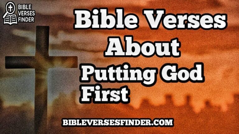 25+ Inspiring Bible Verses About Putting God First